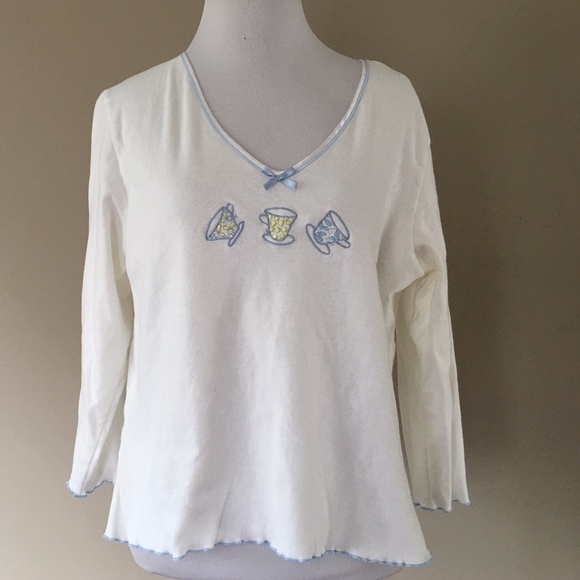 Bali Studio | Intimates & Sleepwear | Pajama Top Bali Studio Large ...